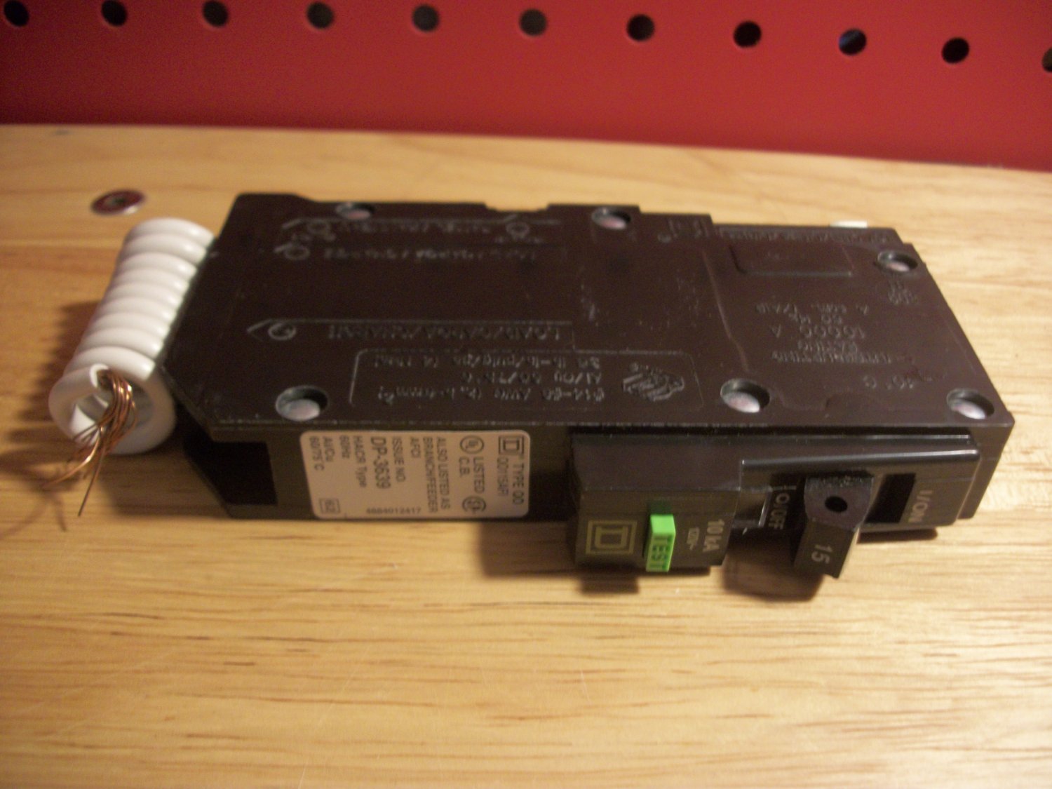 Square D AFCI QO Circuit Breaker (QO115AFI) 15Amp 120Volt 1Pole 10kA *NOB*
