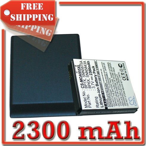 EXTENDED BATTERY MOTOROLA BP6X BP7X SNN5843 SNN5843A SNN5875A FOR A955 ...