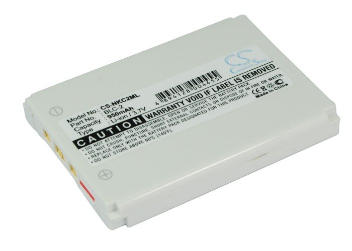 BATTERY NOKIA BLC-1 BLC-2 FOR 3588i 3589i 3590 3595 3810 5510 6010 6650 ...