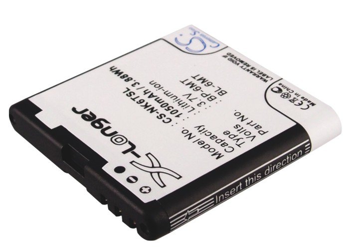 BATTERY NOKIA BL-6MT BP-6MT FOR 6110 Navigator 6500 Slide 6720 6720 ...