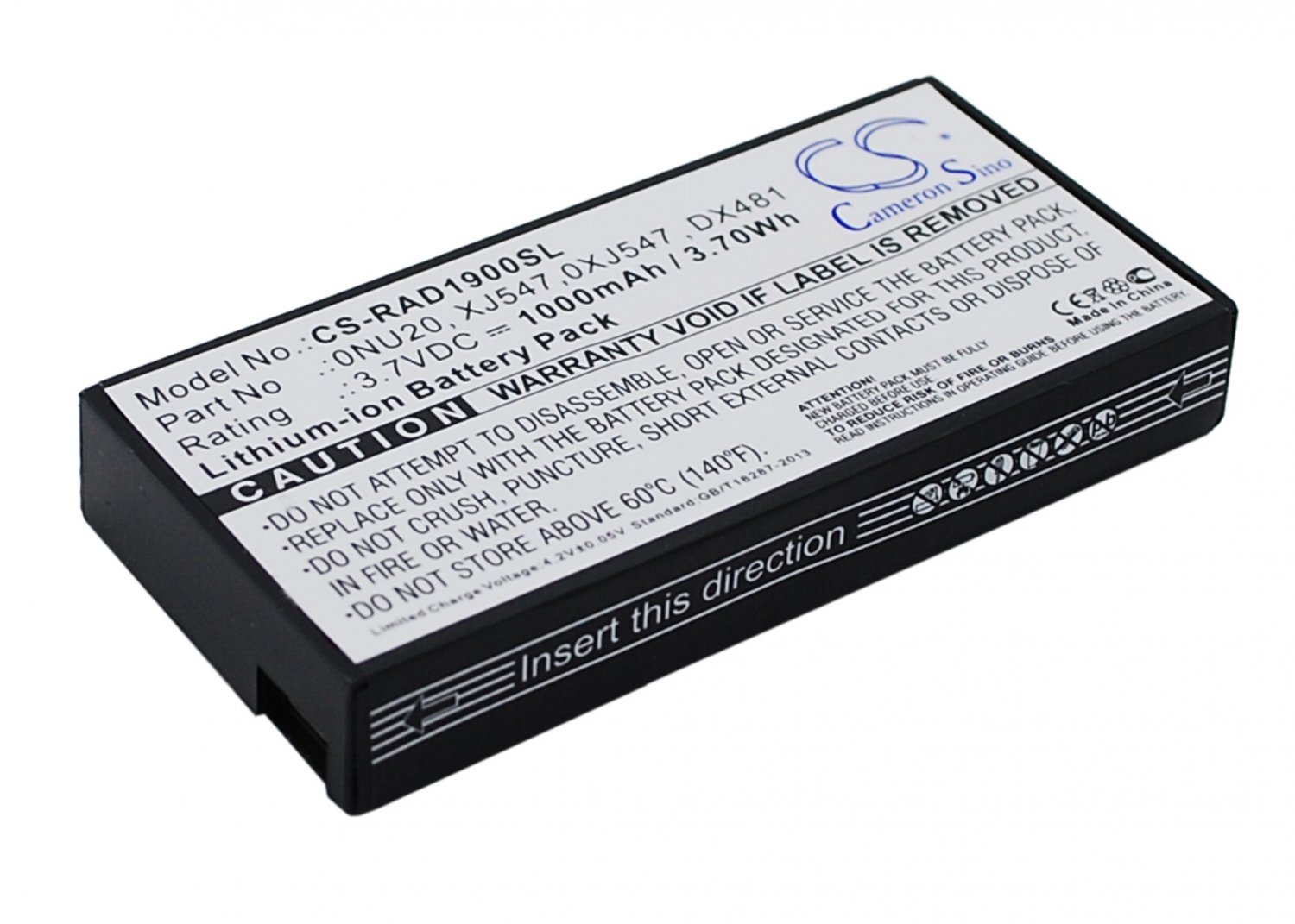 BATTERY DELL UF302, WY335, XJ547, XXFVX FOR PowerVault NX3000 ...
