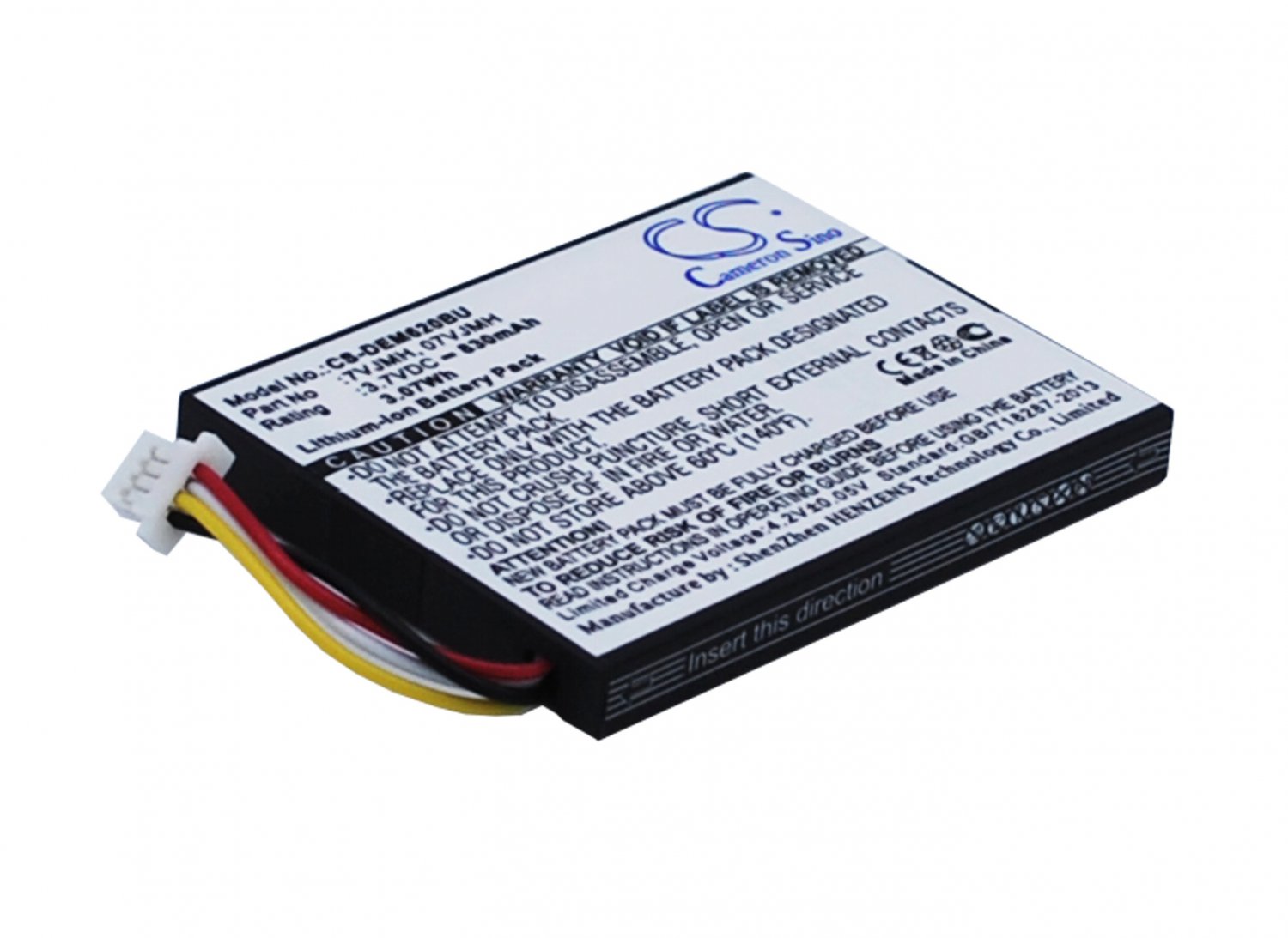 BATTERY DELL 070K80, 07VJMH, 37CT1, 70K80, 7VJMH, H132V, T40JJ FOR ...