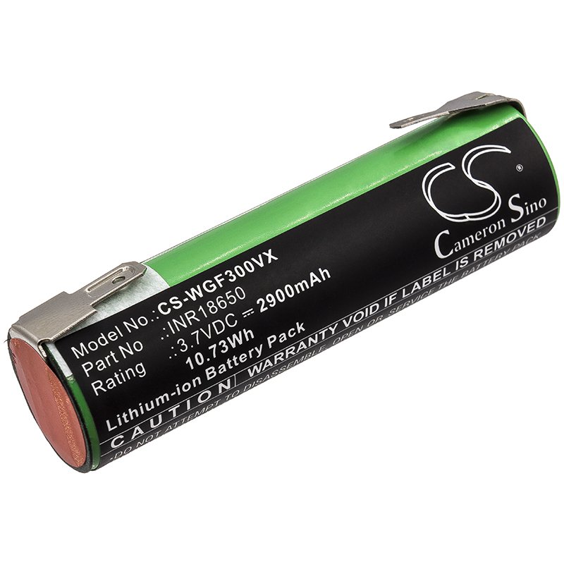 BATTERY WOLF GARTEN INR18650 FOR Power Finesse 30R, Power Finesse 50 ...