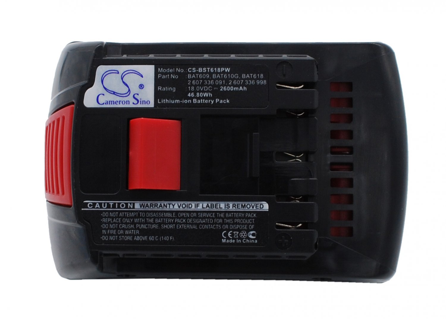BATTERY BOSCH BAT609, BAT609G, BAT610G, BAT618, BAT618G, BAT622 FOR GSR ...