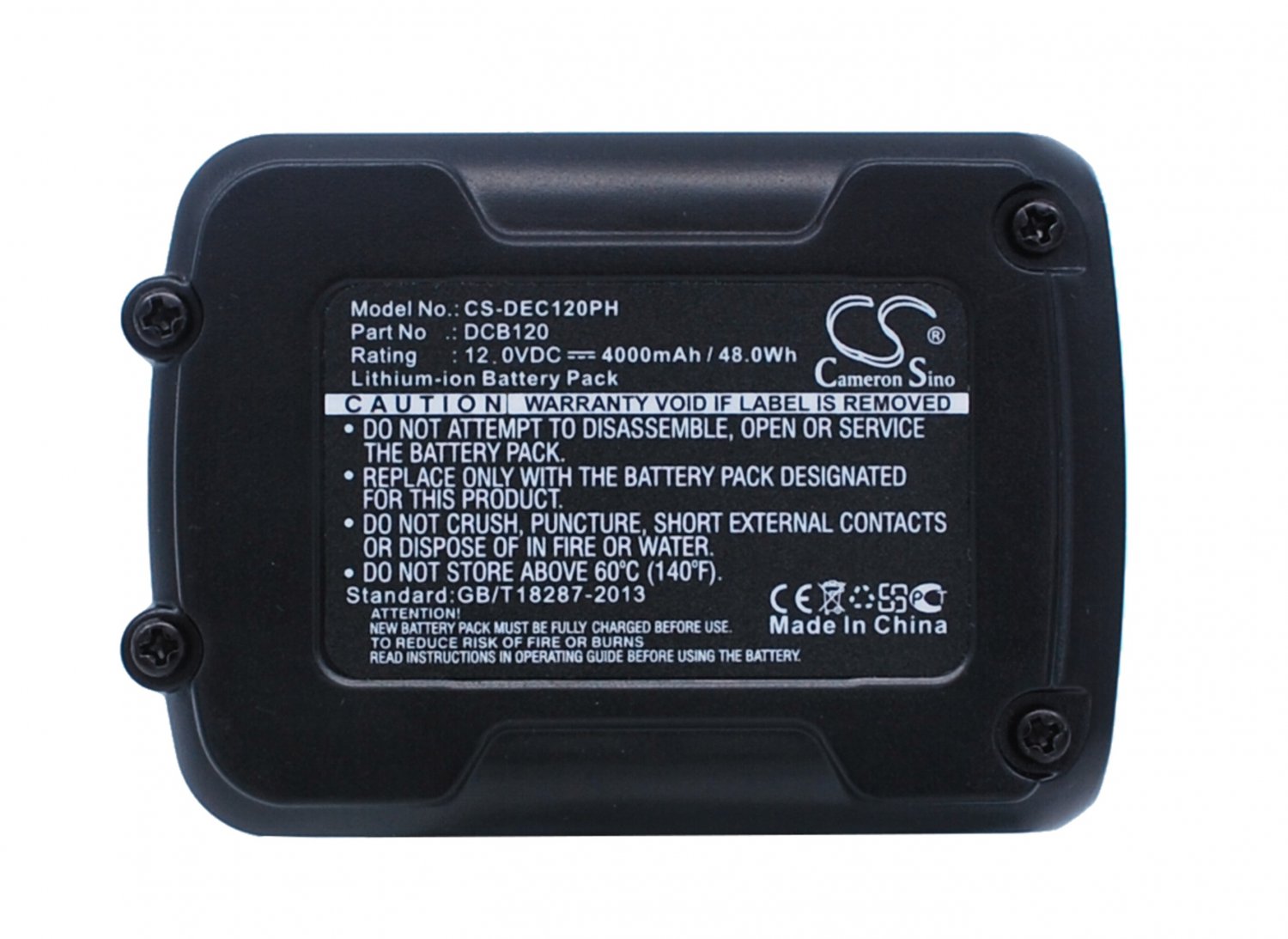 BATTERY DEWALT DCB120, DCB121, DCB123, DCB125, DCB127 FOR DCT416 ...