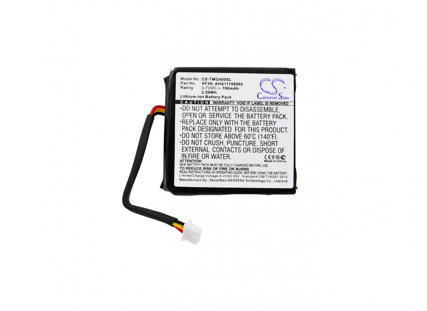 BATTERY TOMTOM AHA11108002, VF3H, VF3K FOR Go 400 4.3", Go 400 Touch ...