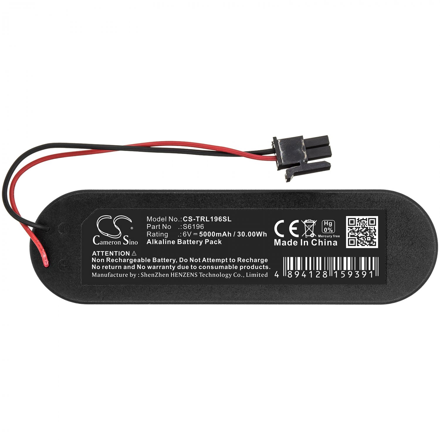 BATTERY TRILOGY S6196 FOR DL6100, DL6500, ETDLN, ETPDN, PDL6100, PDL6500