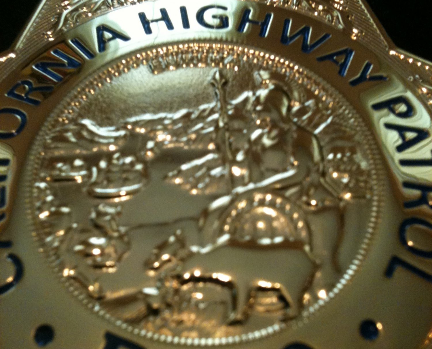 CHP "CHIP's" Tv Show Replica Sergeant Joseph Getraer badge #4772