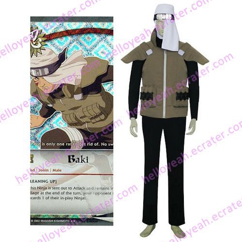 Naruto Baki Cosplay Costume