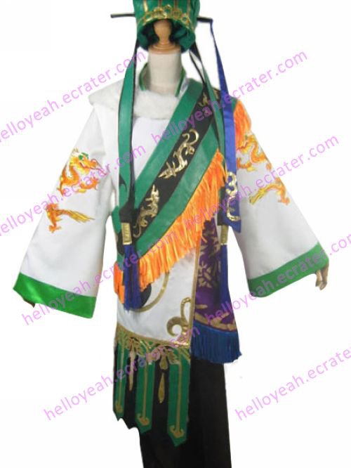 Dynasty Warriors Zhuge Liang Cosplay Costume
