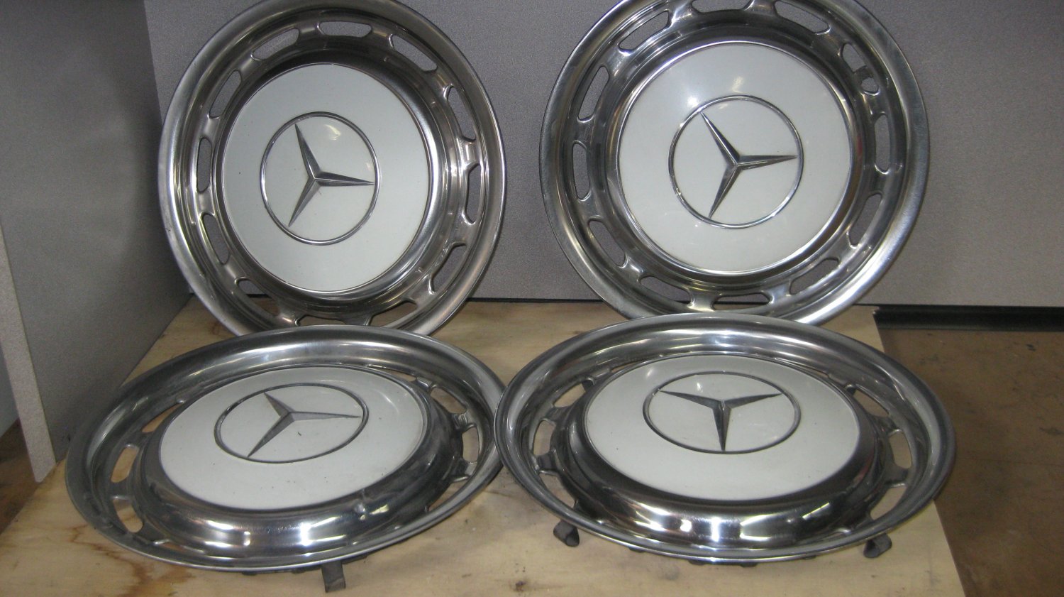 Vintage Mercedes Hub Caps