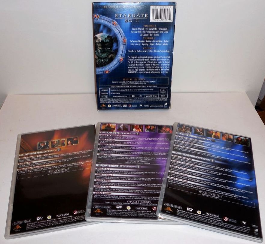 STARGATE SG-1 - Complete Season 1 Boxed Set (DVD, 2009, 5-Disc Set)
