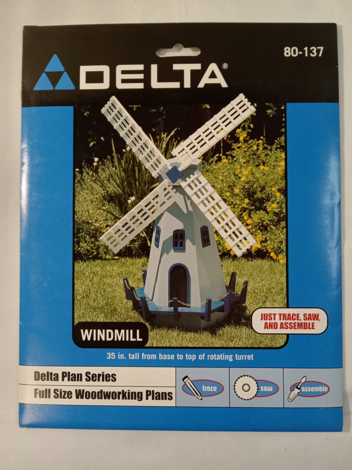 Delta Full Size Woodworking Plans 80-137 Windmill (EC00)