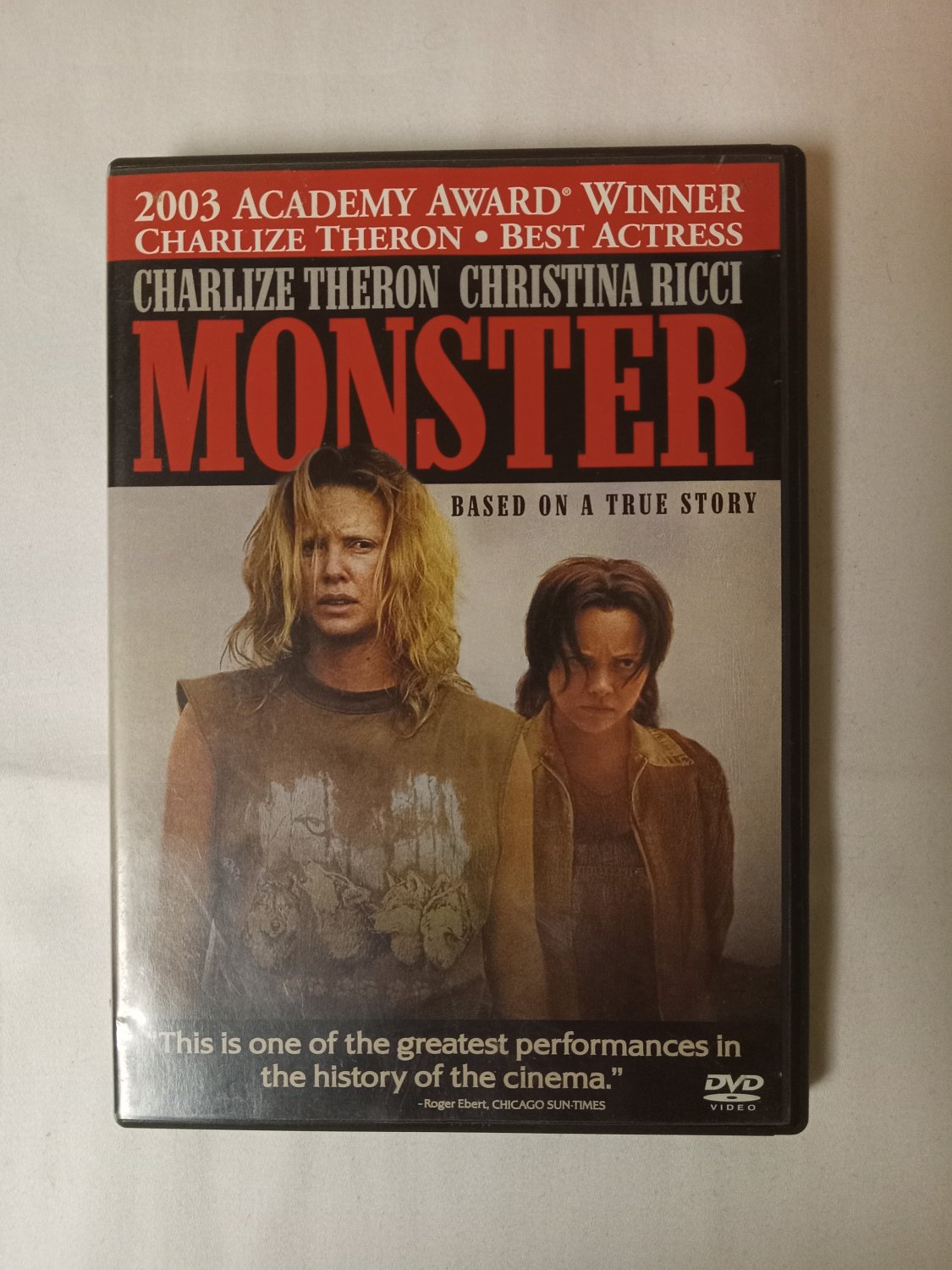 Monster 2003 DVD Charlize Theron Christina Ricci R Based on a True ...