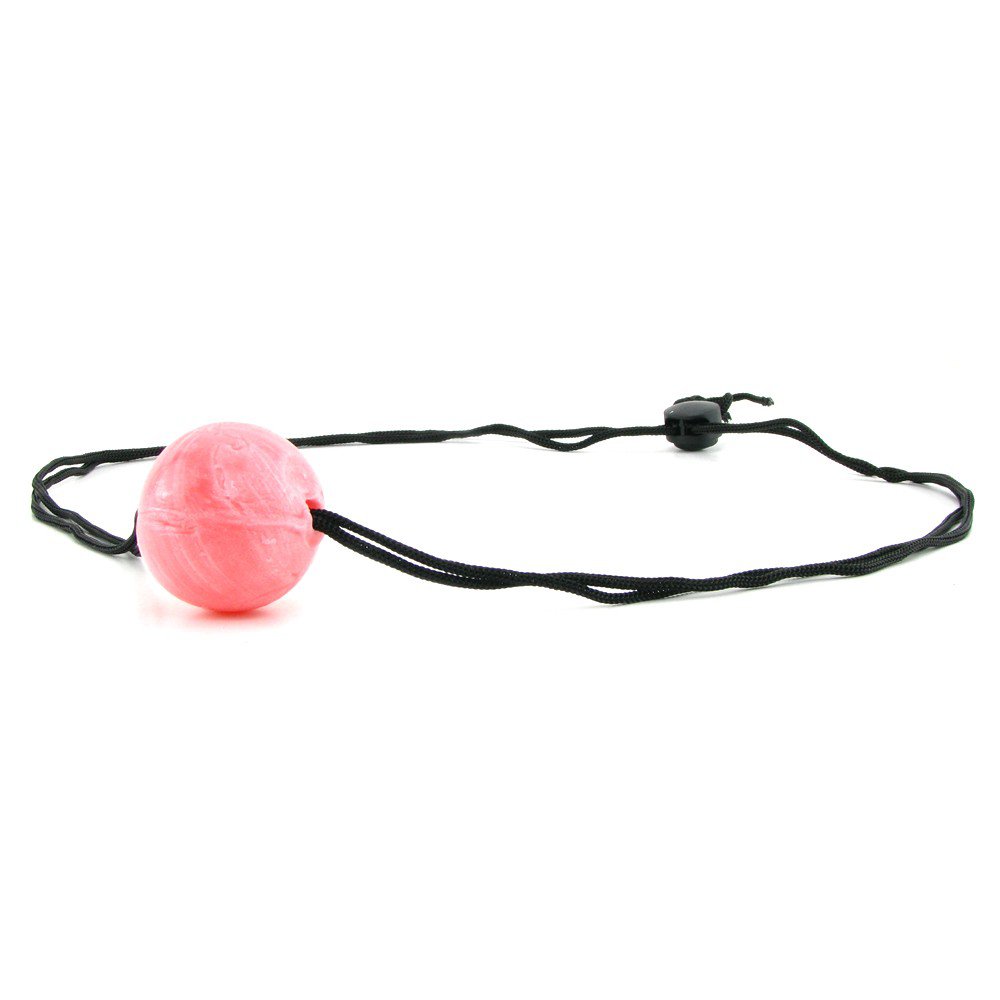 Red Ball Gag with Hole Veil.