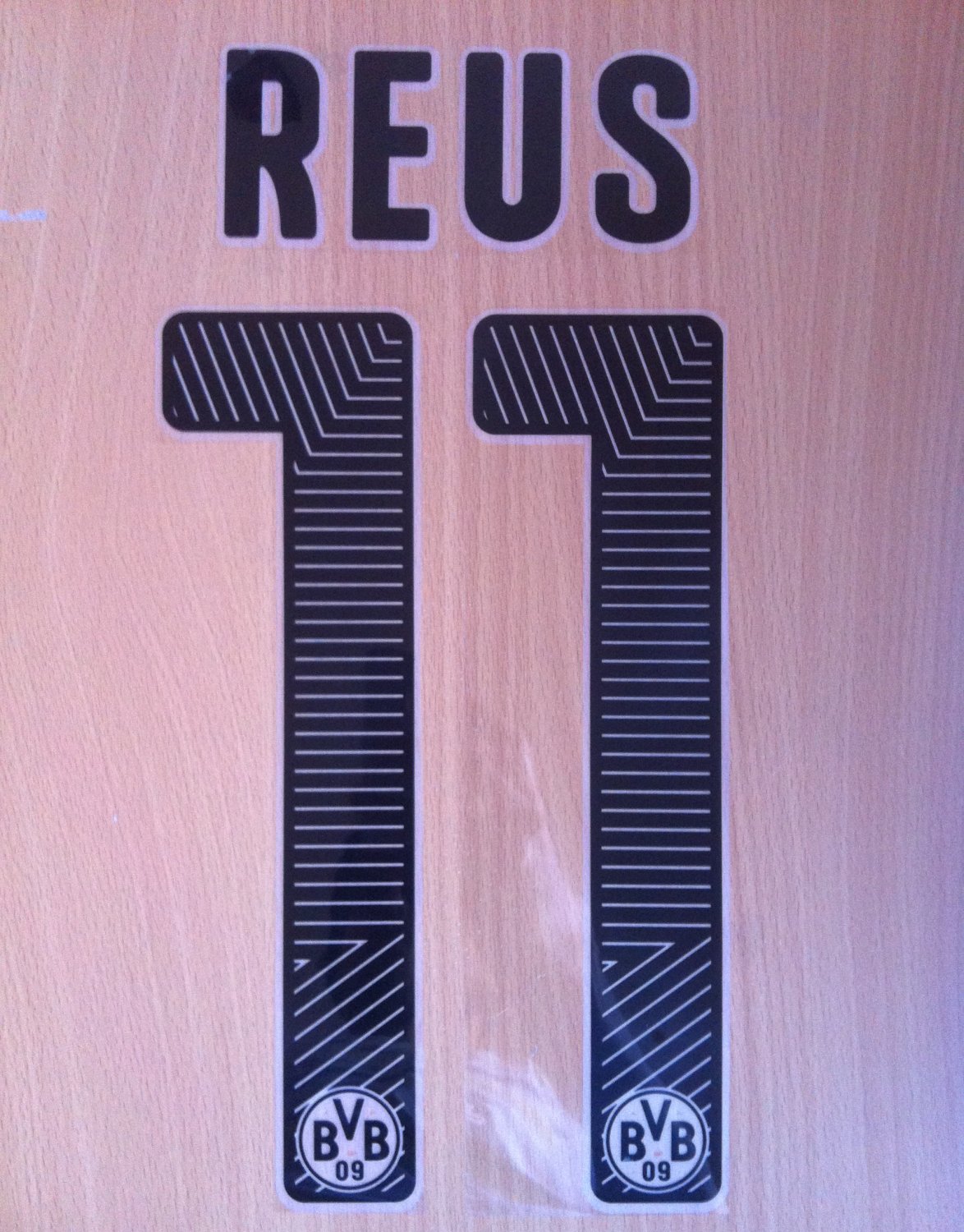 MARCO REUS 11 BORUSSIA DORTMUND BVB HOME 2014 2015 NAME NUMBER SET ...