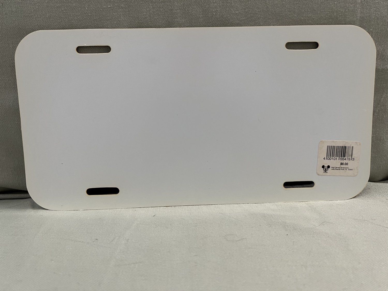 Walt Disney World 100 Years of Magic License Plate Tag NEW RETIRED