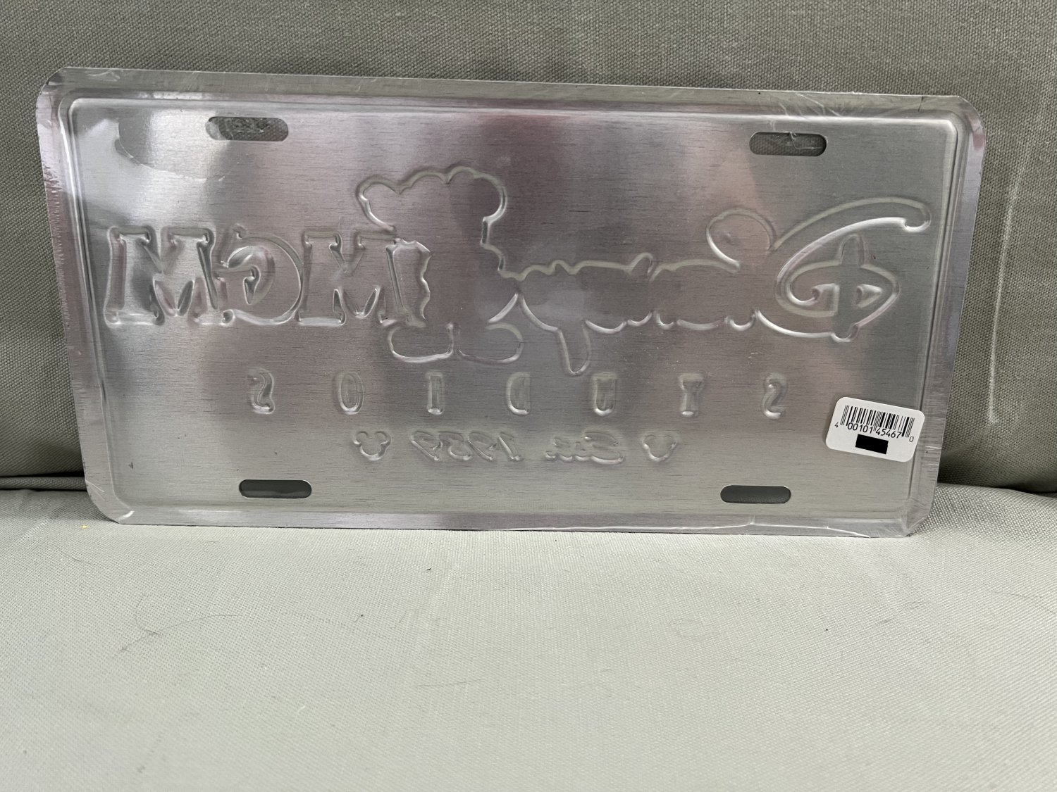 Disney MGM Studios Mickey Mouse Director Car License Plate Tag NEW