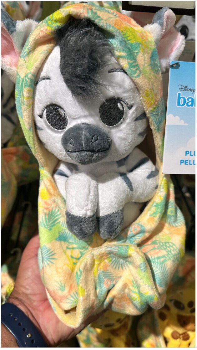 Disney Parks Animal Kingdom Baby Zebra in a Hoodie Pouch Blanket Plush ...