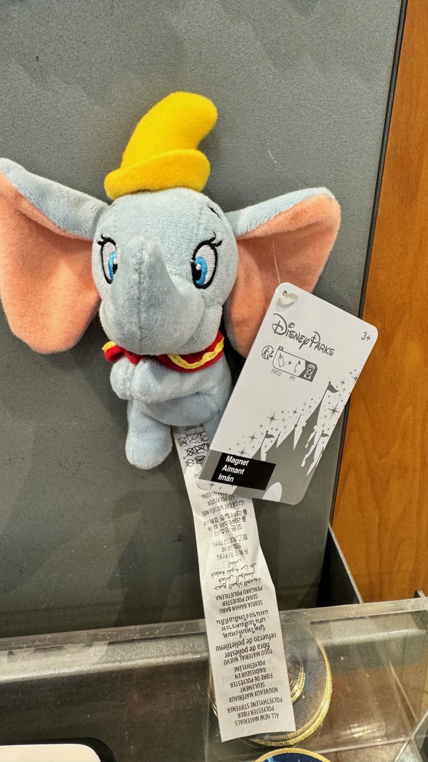 Disney Parks Dumbo the Elephant Plush Magnet NEW