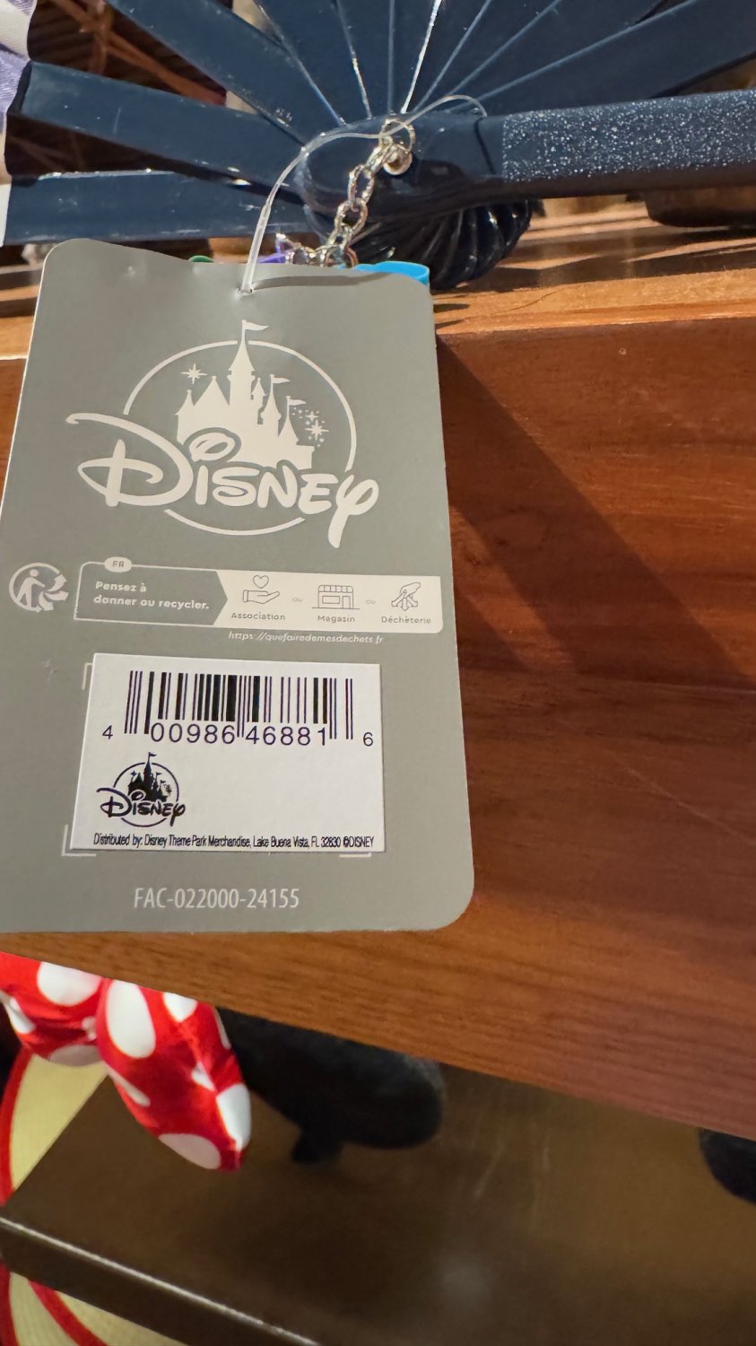 Walt Disney World Four Parks Icons Folding Fan NEW