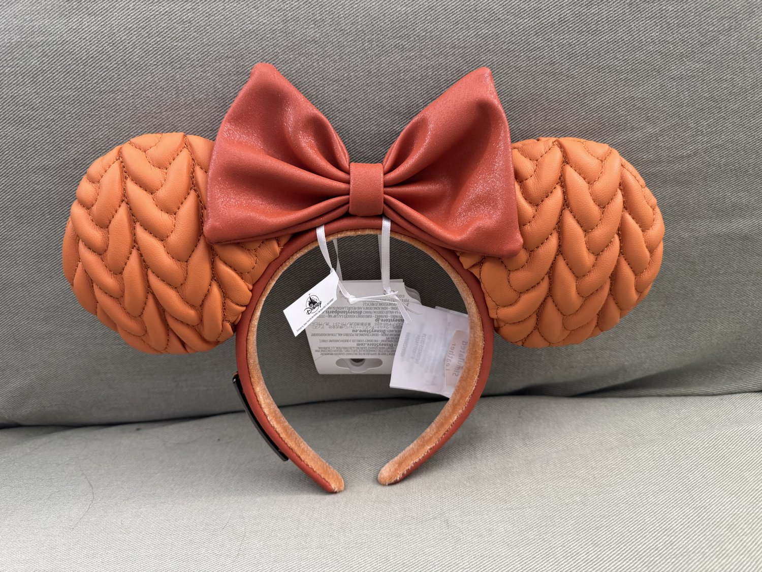 Disney Parks Minnie Mouse Orange Spice Loungefly Headband NEW Halloween