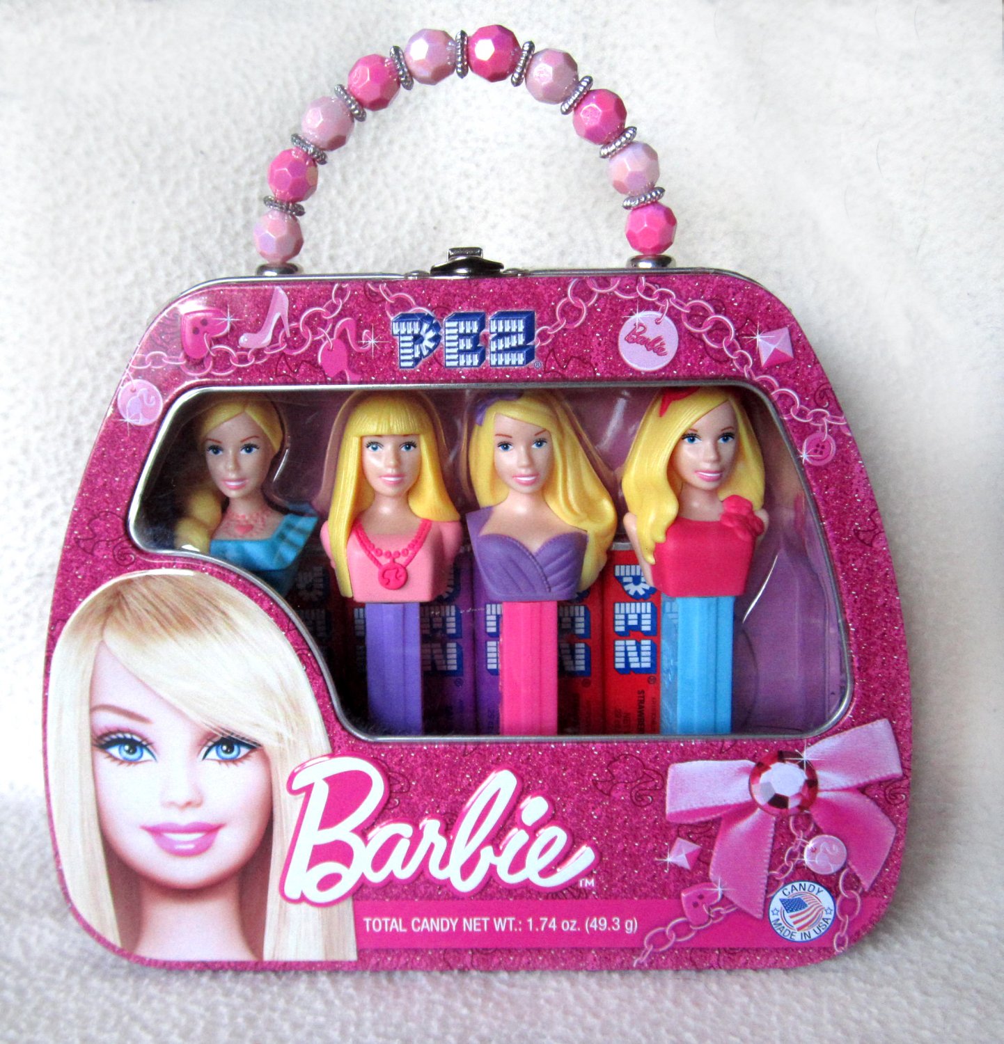 Pez Barbie Collector Tin Set