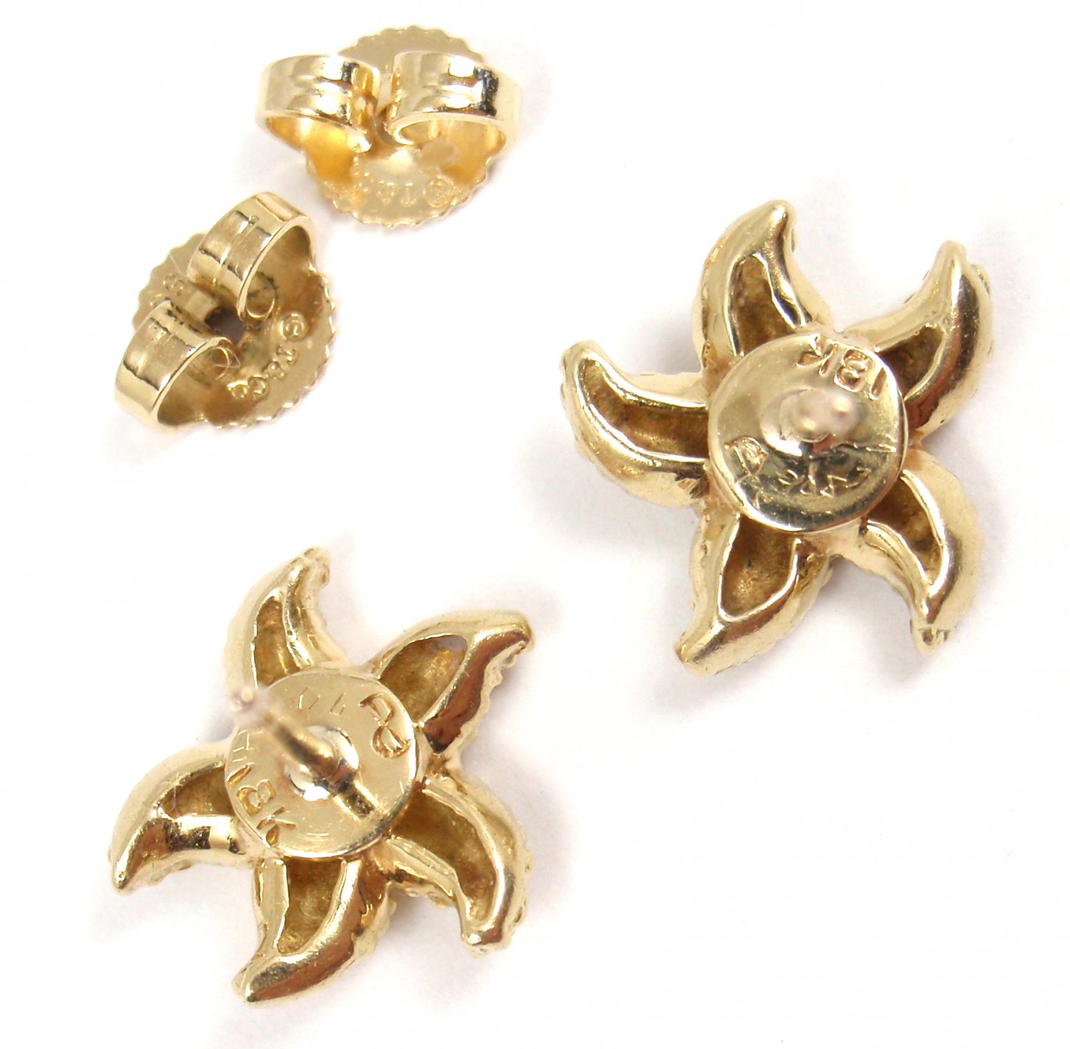 Rare Vintage Tiffany & Co G.Schuler 18K Gold Textured Bumpy Starfish ...