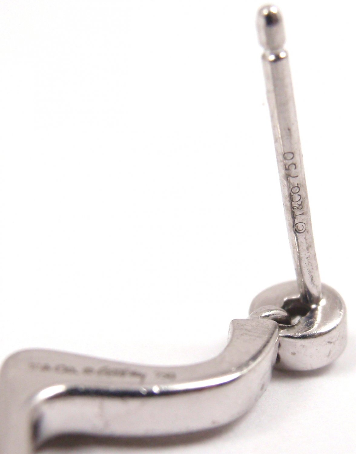 Rare Tiffany & Co Frank Gehry Equus 18K Gold Diamond Drop Dangle ...