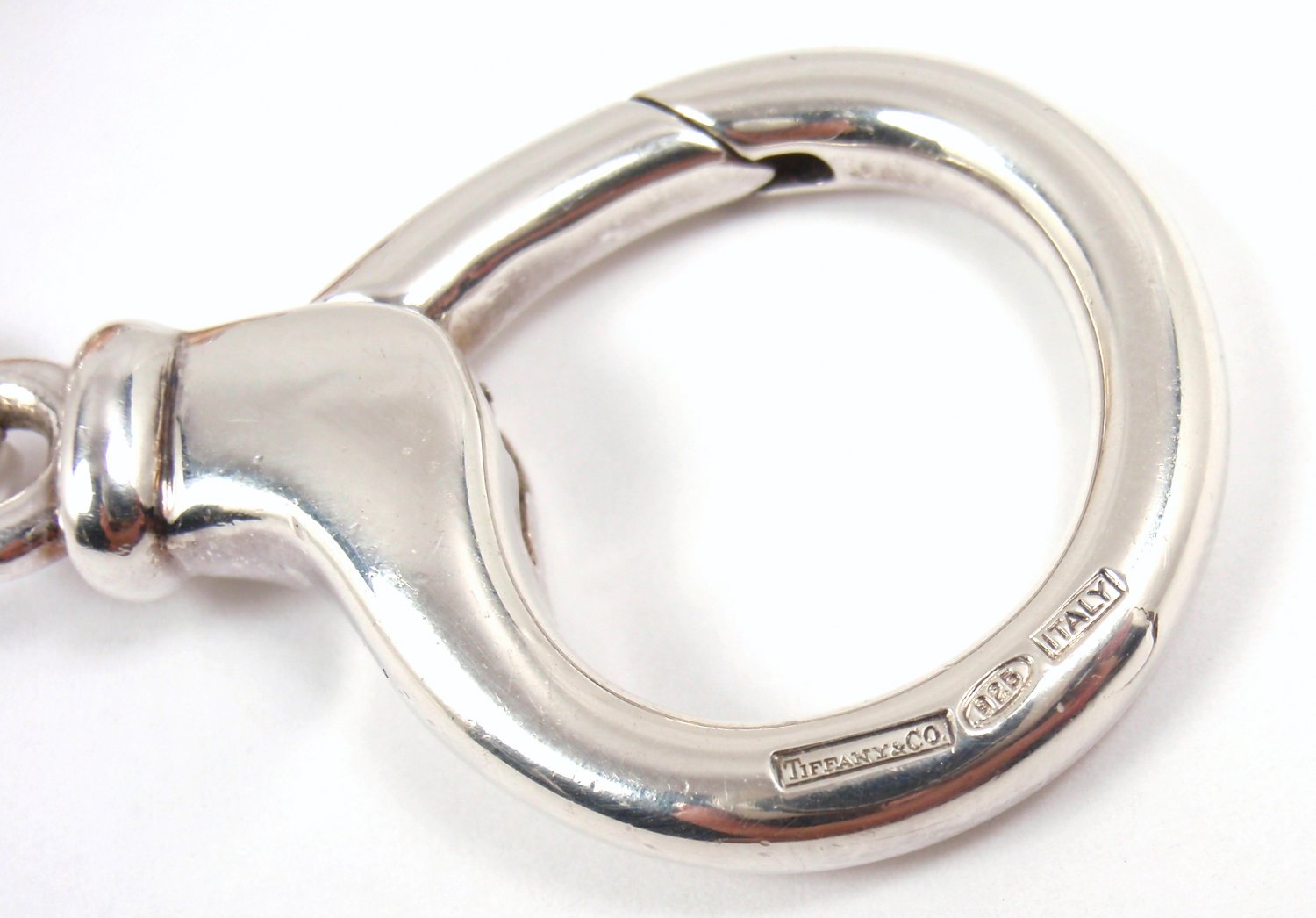 RARE Vintage Tiffany & Co Sterling Silver Enamel Pig Keyring Keychain ...