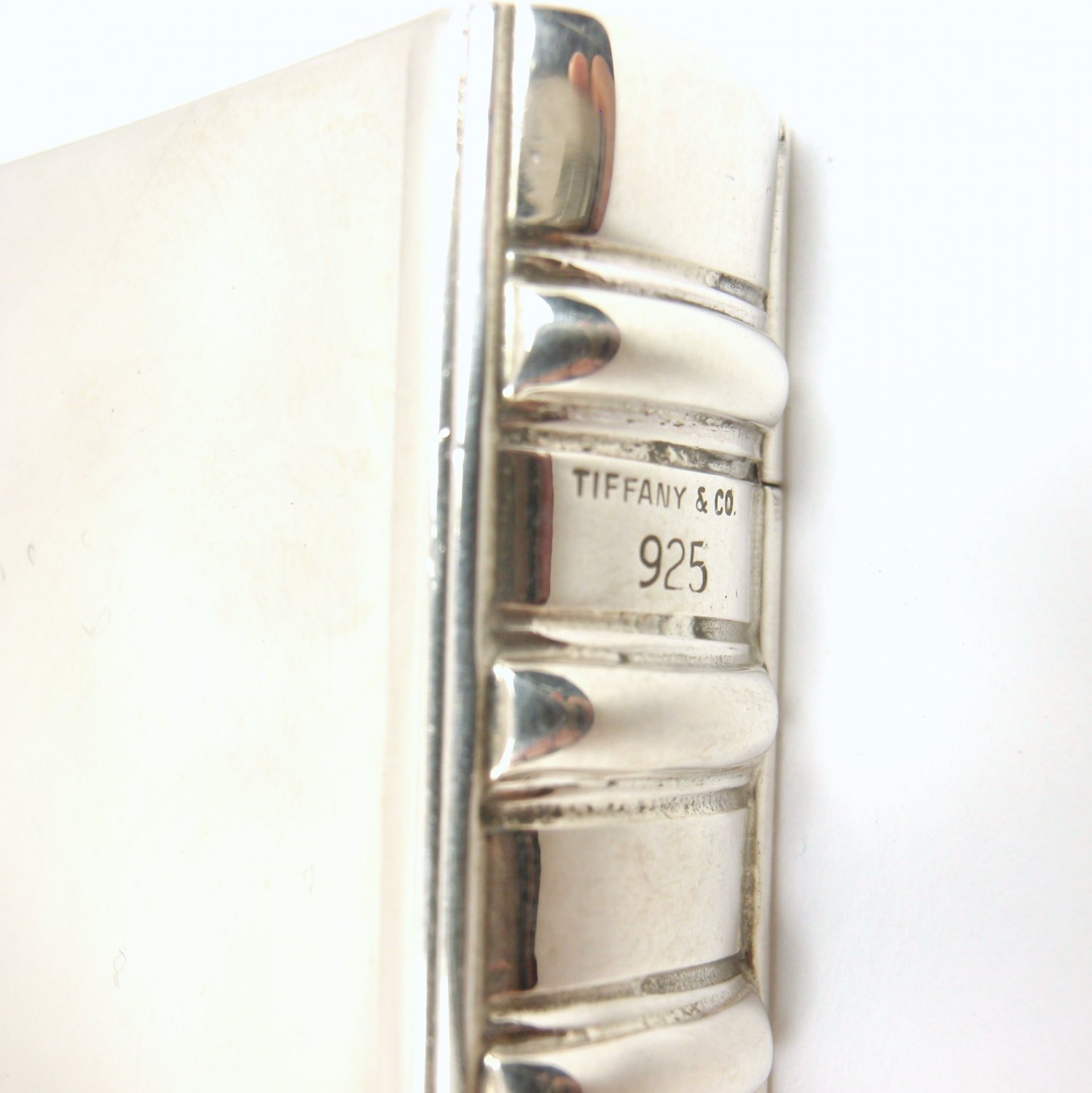 RARE Vintage Tiffany & Co Sterling Silver Book Pill Box