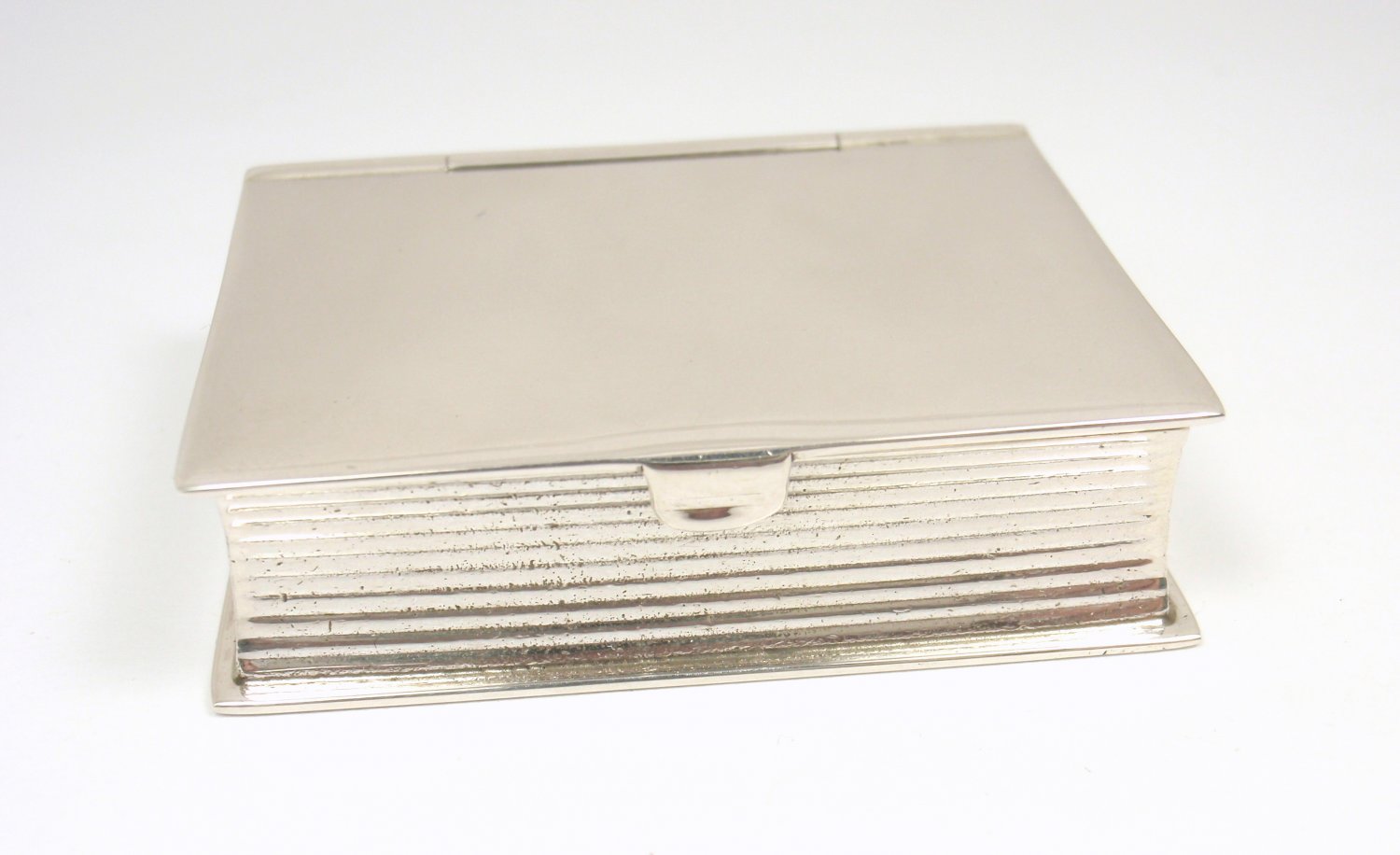RARE Vintage Tiffany & Co Sterling Silver Book Pill Box