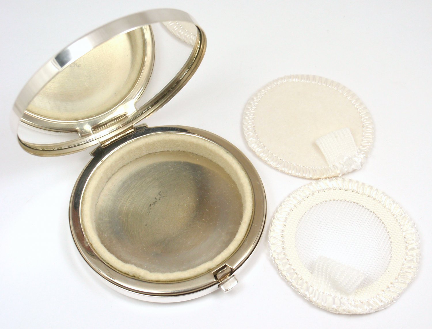 RARE Vintage Tiffany & Co Sterling Silver Purse Compact Mirror w/box