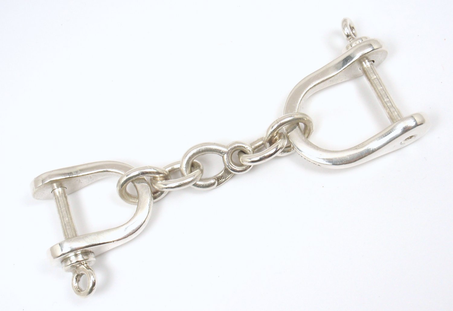 Rare Vintage Tiffany & Co Sterling Silver Large Double Shackle Valet ...