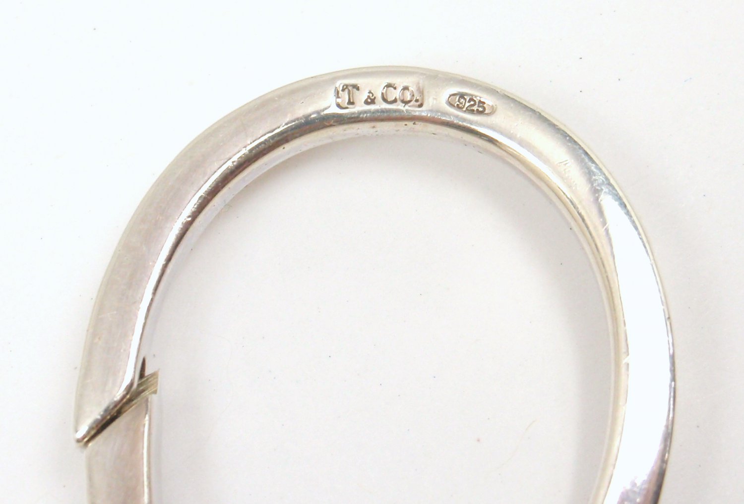 Rare Vintage Tiffany & Co Sterling Silver Tennis Racquet Key Ring