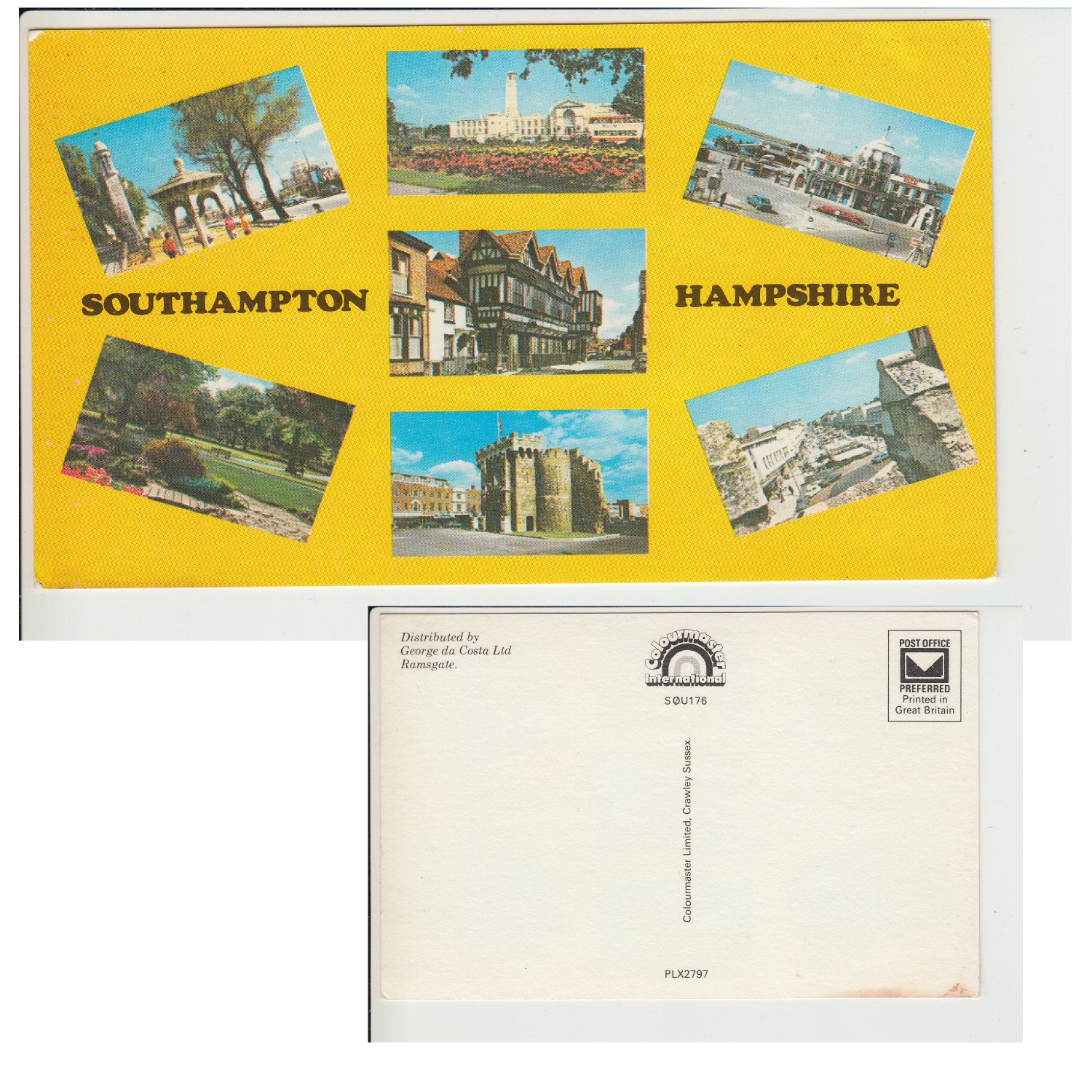 Hampshire Postcard Southampton Hampshire Multiview. Mauritron #224