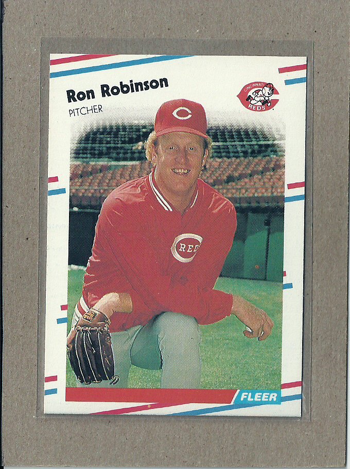 1988 Fleer Baseball Ron Robinson Reds #247
