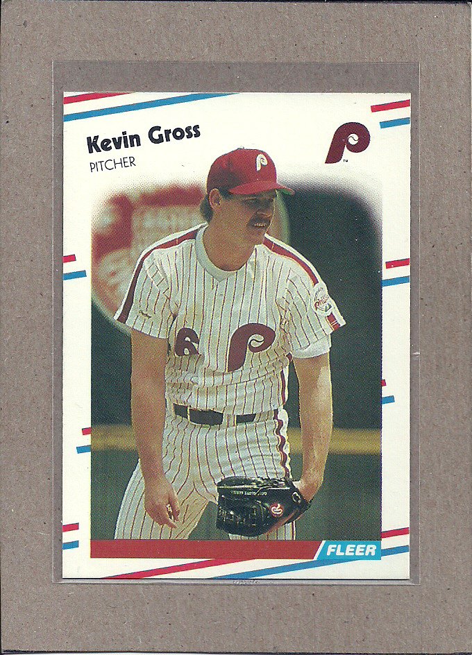 1988 Fleer Baseball Kevin Gross Phillies #303