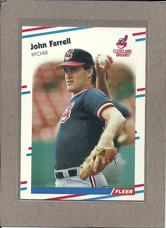 1988 Fleer Baseball John Farrell RC Indians #608