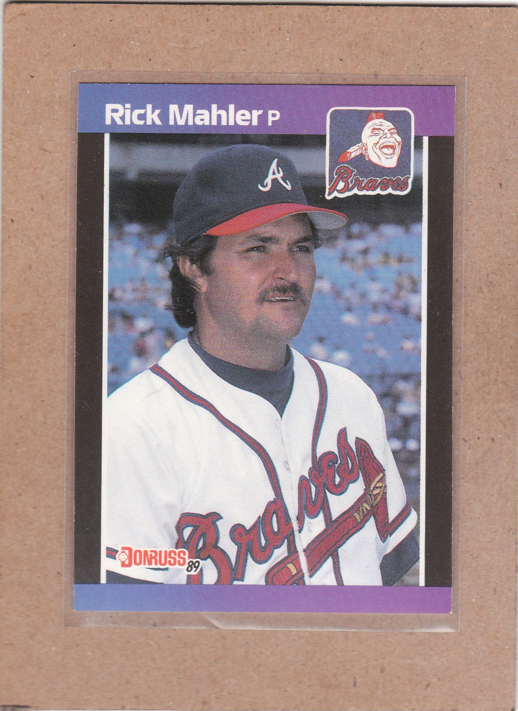 1989 Donruss Baseball Rick Mahler Braves #222