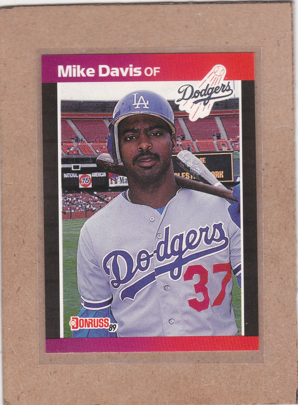1989 Donruss Baseball Mike Davis Dodgers #316