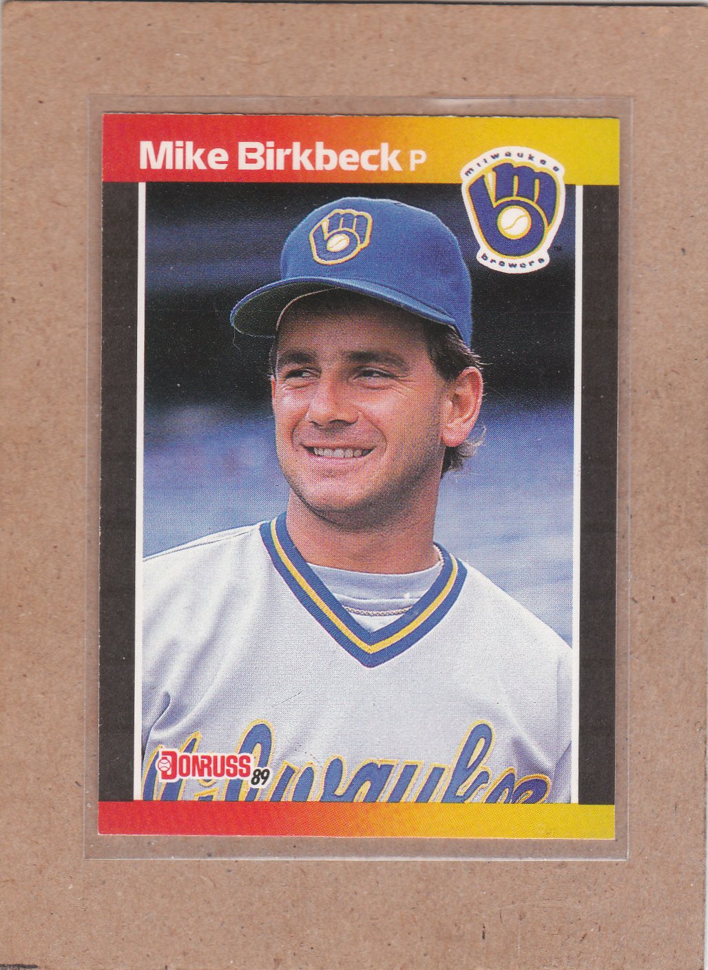 1989 Donruss Baseball Mike Birkbeck Brewers #501