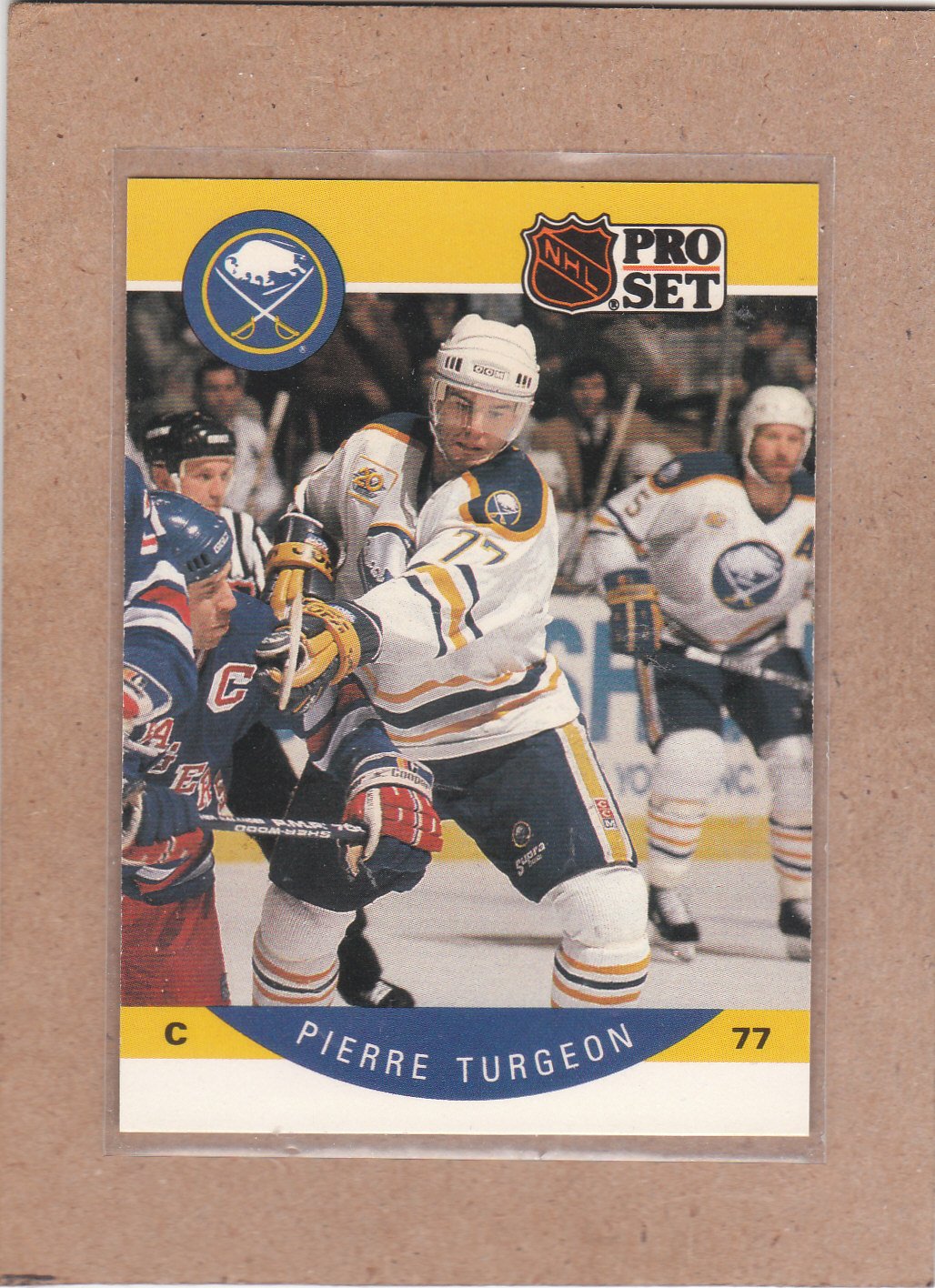 1990 Pro Set Hockey Pierre Turgeon Sabres #31