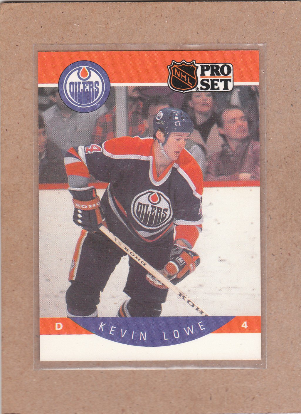 1990 Pro Set Hockey Kevin Lowe Oilers #89