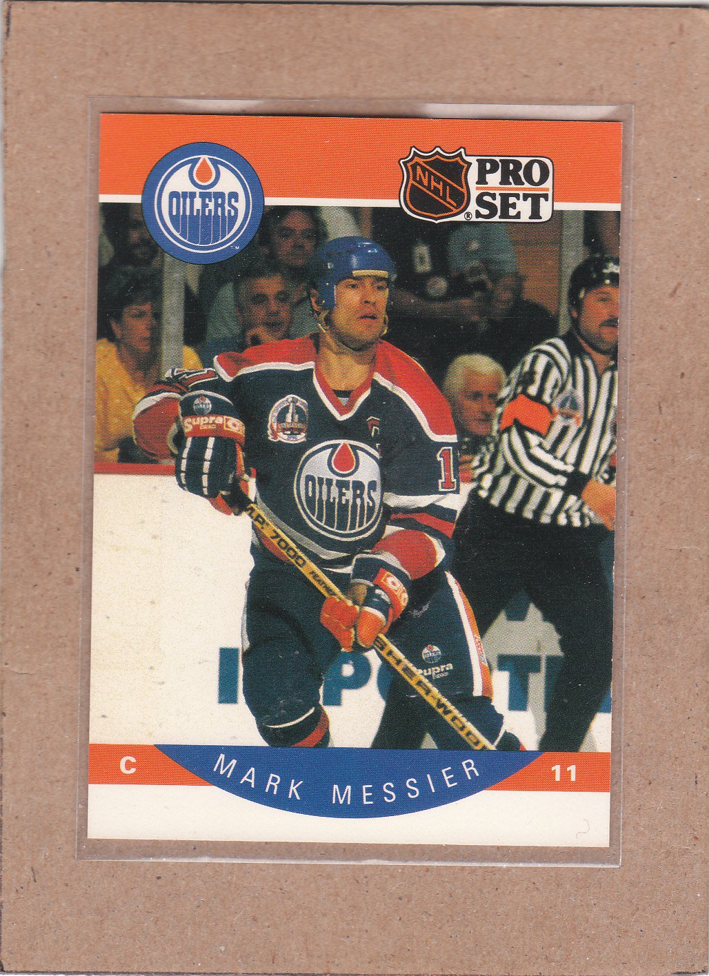 1990 Pro Set Hockey Mark Messier Oilers #91