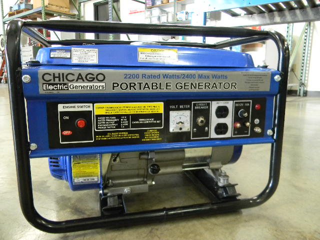 2400 watt Chicago Portable Generator