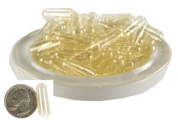 00 Capsules/1000 Pkg 735 mg capacity per capsule