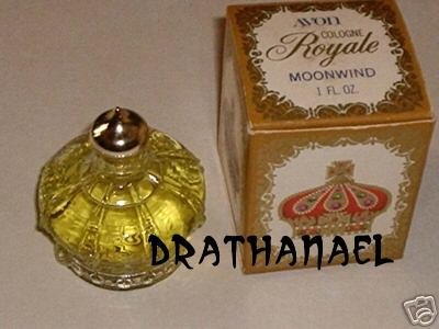 New AVON MOONWIND Cologne Fragrance Royale Crown 1972