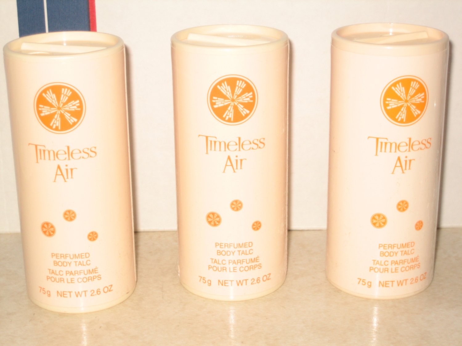 3 New AVON TIMELESS AIR Fragrance Perfume Body TALC 2000
