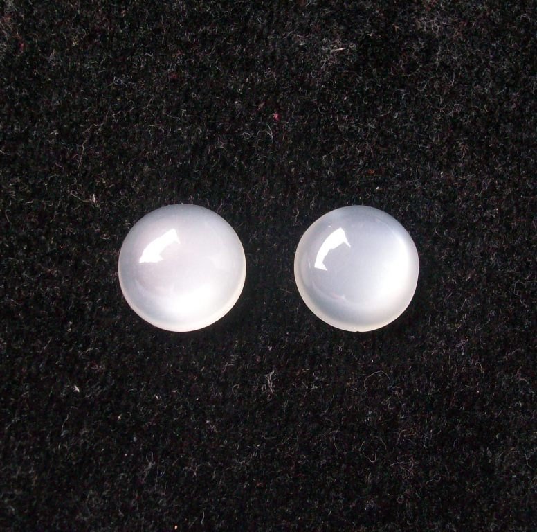 7mm Natural White Moonstone Cabochon Round 50 Pieces Lot White Color ...